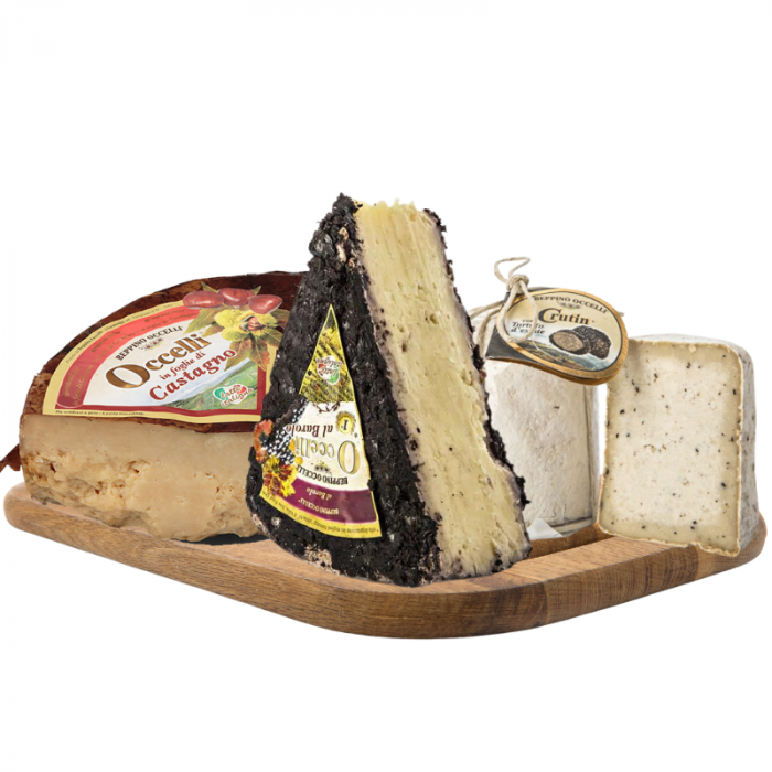 Beppino Occelli selection of matured cheeses