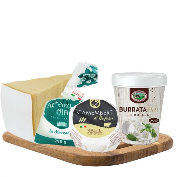 Box of buffalo milk products - foodexplore